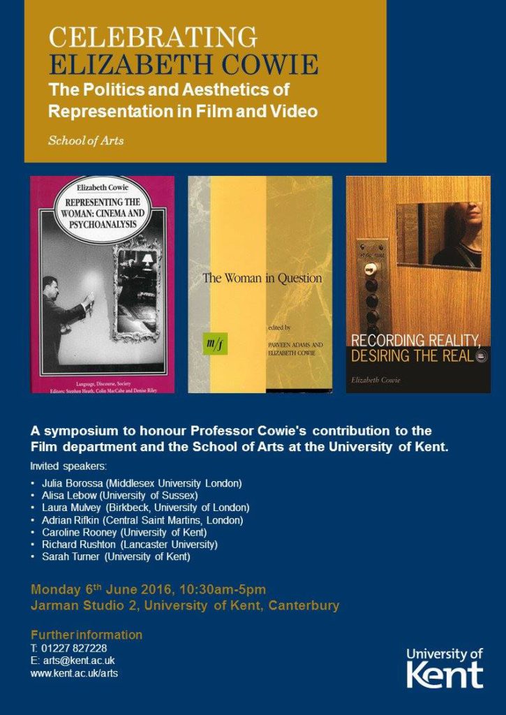 Celebrating the work of Elizabeth Cowie | REFRAMING PSYCHOANALYSIS